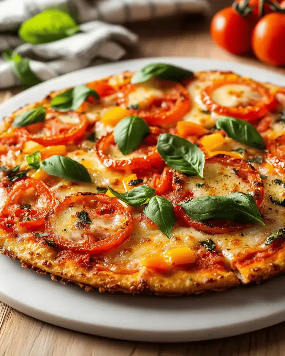 Blumenkohl Pizza Vegan