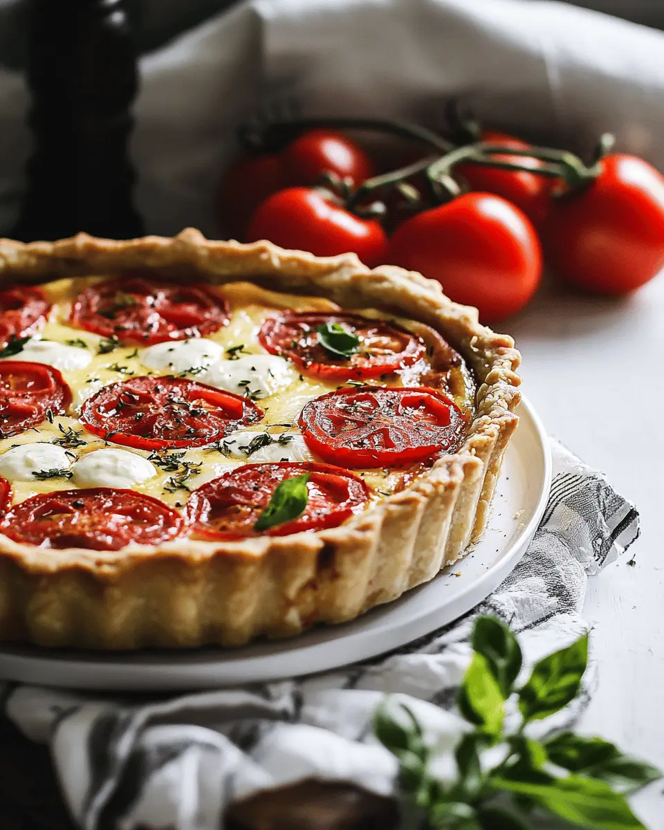 Quiche Tomate Mozzarella Rezept
